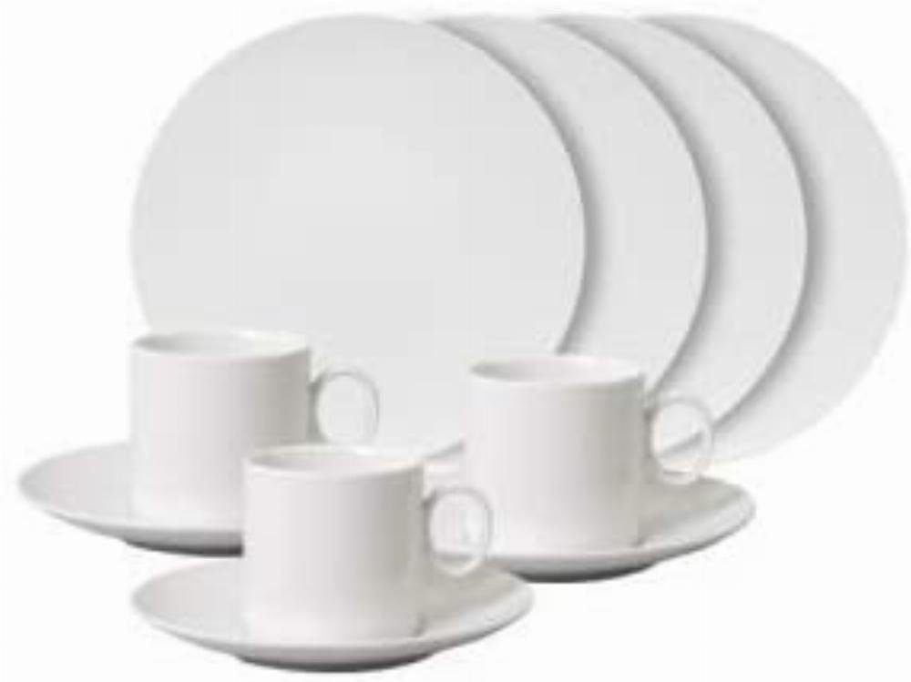 Thomas Porzellan Kaffeeservice Kaffeeservice Set 18 Tlg Loft Weiß