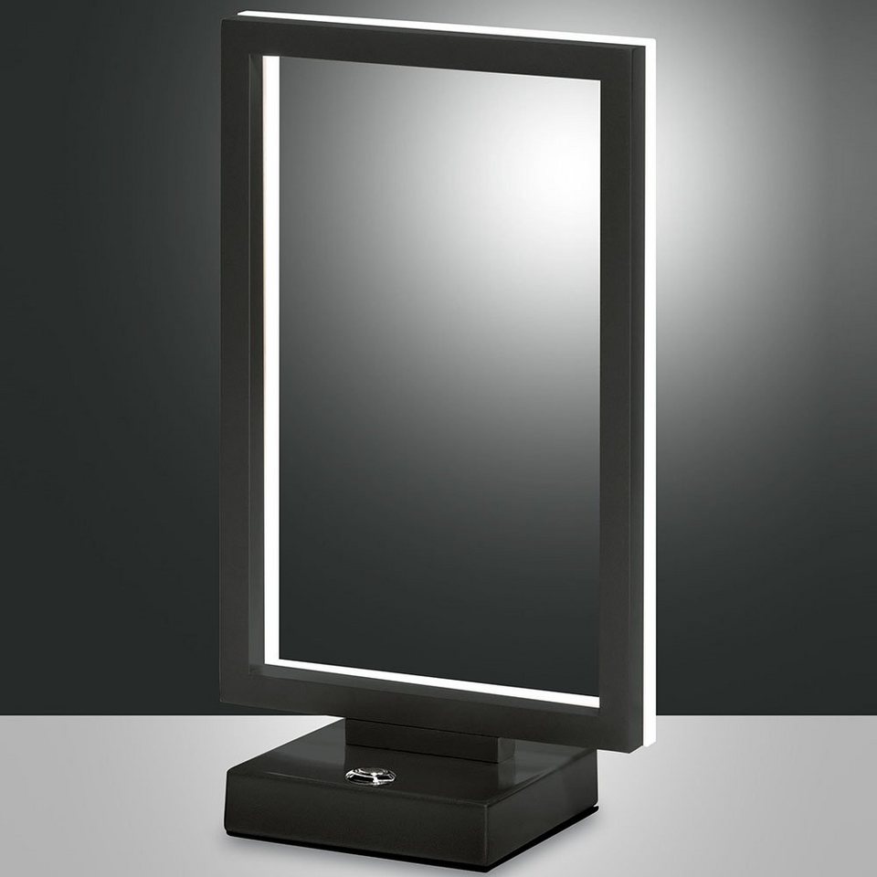 Fabas Luce Led Tischleuchte Led Tischleuchte Bard In Anthrazit 15w
