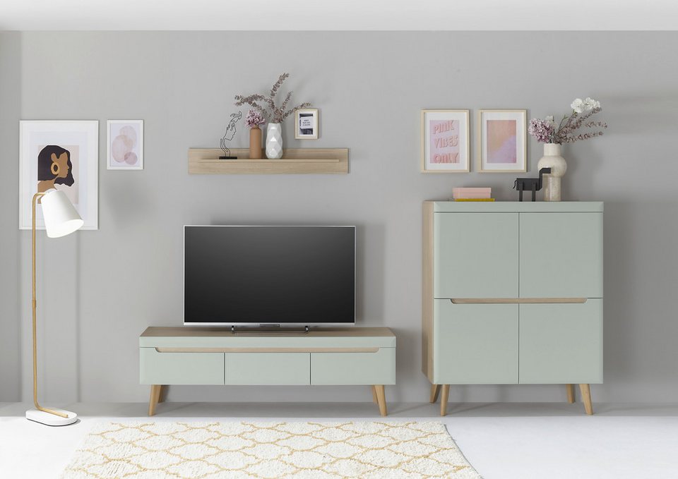 Inosign Wohnwand Torge Anbauwand Schrankwand Mediawand Wohnzimmer