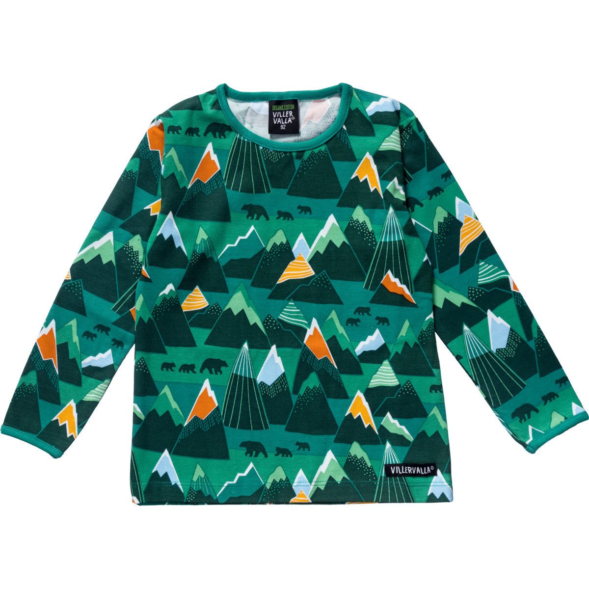 Villervalla Langarmshirt Mountain Unisex Kinder Pullover, Sweatshirt ...