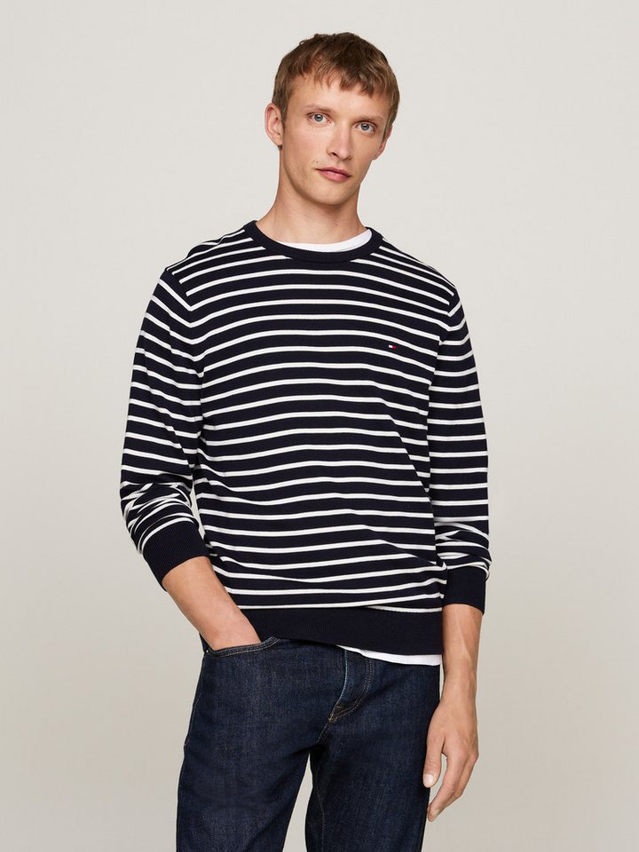 Tommy Hilfiger Rundhalspullover Essential Cotton Crew Neck Rundhalspulli