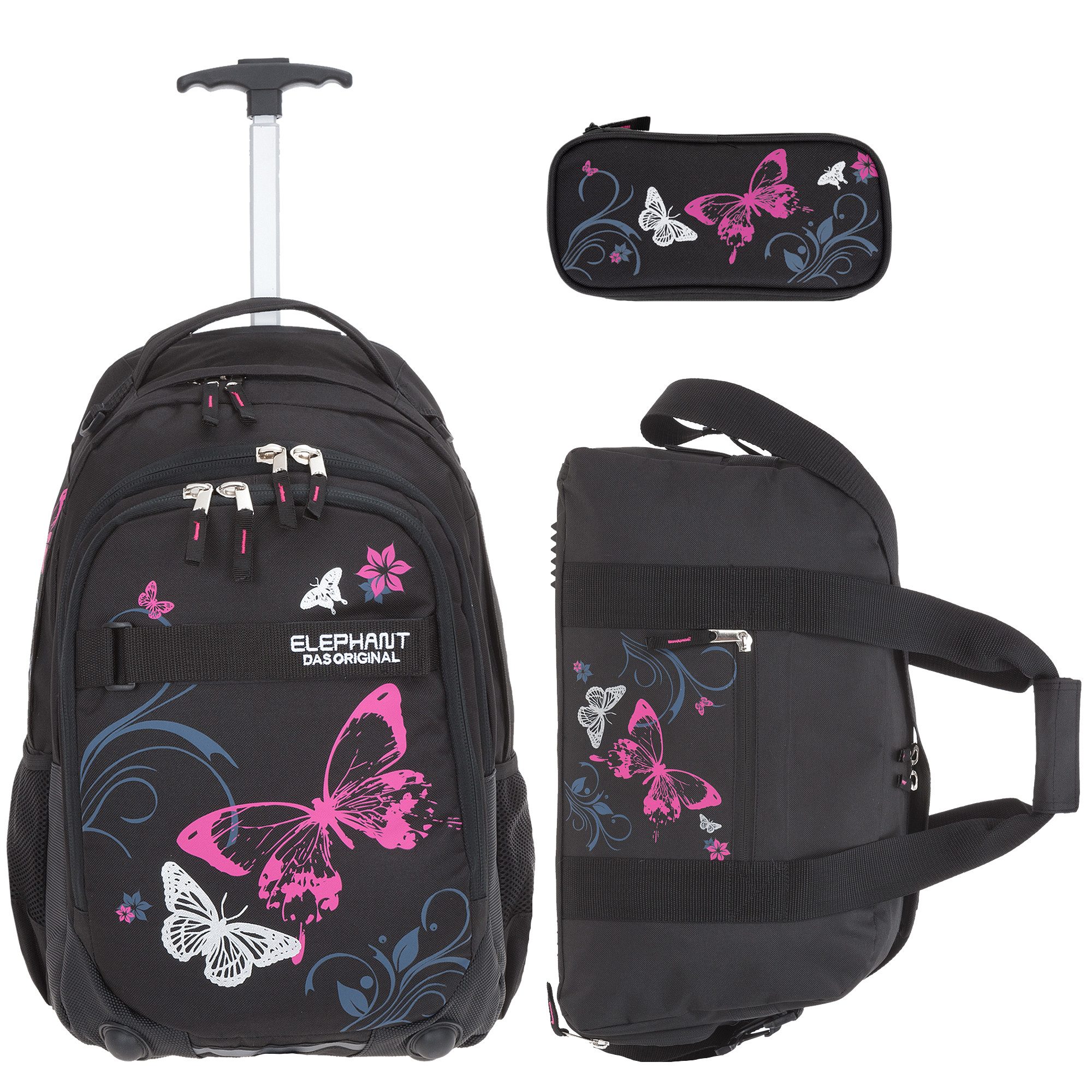 ELEPHANT Schulrucksack Schultrolley Trolley Hero Signature ...