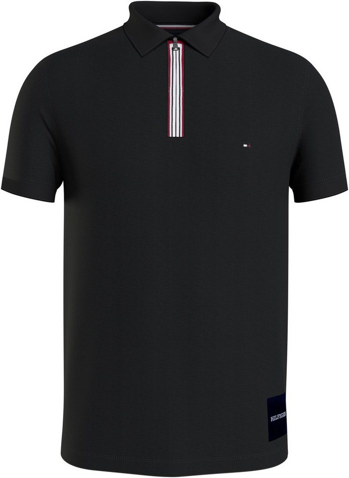 Tommy Hilfiger Poloshirt Rwb Zip Tip Slim Polo Mit Tommy Hilfiger Logo