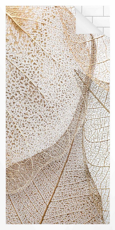 Bilderdepot24 Badrückwand Fliesen Tropisch Beige Duschrückwand Ohne