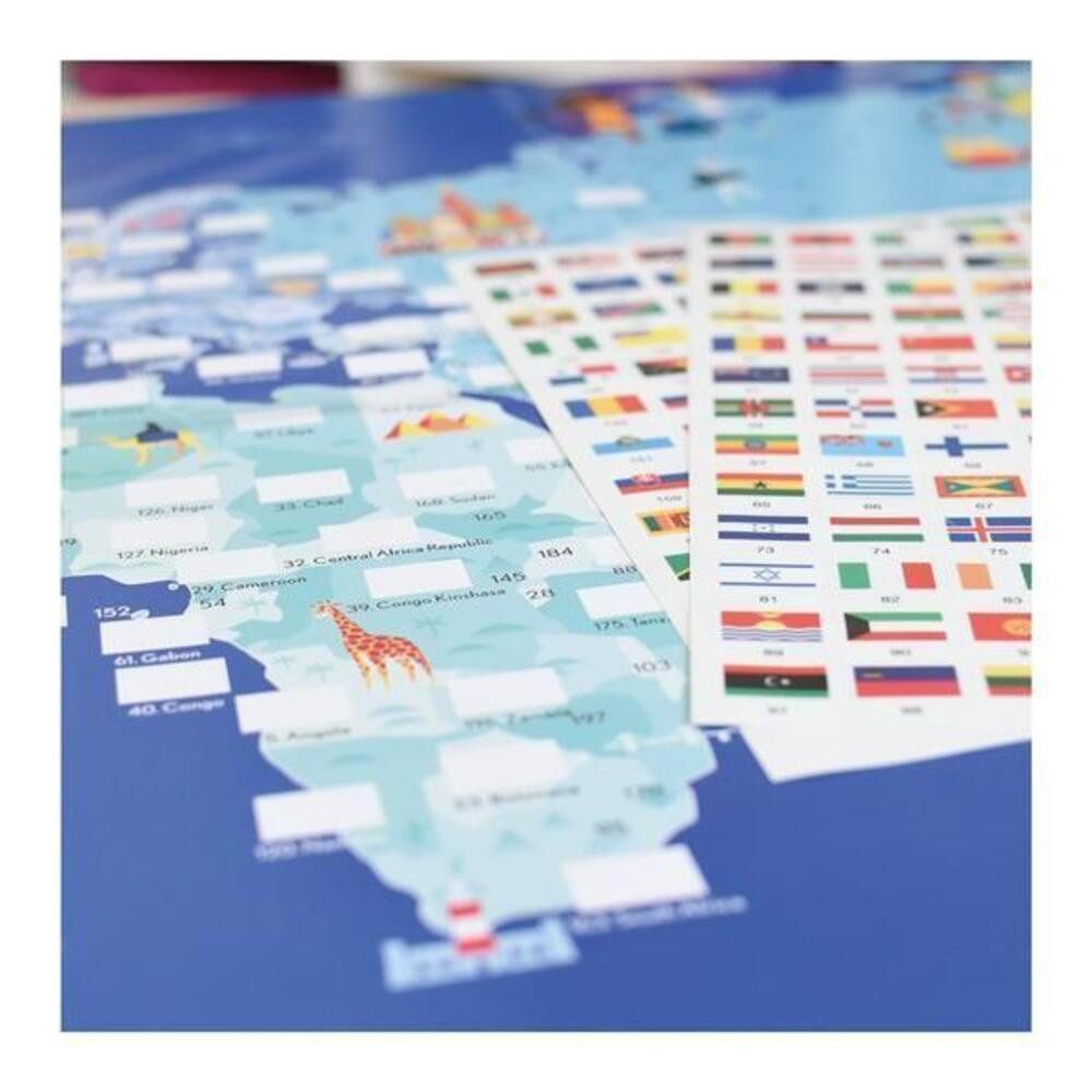 BrainBox Poster POPPIK - Lernposter & Sticker Flaggen der Welt, Verlag ...
