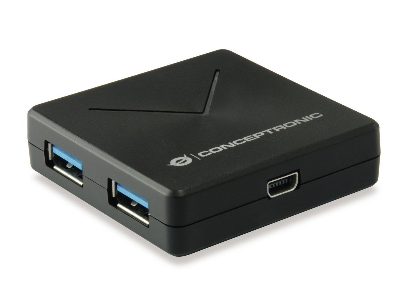 Conceptronic USB-Verteiler CONCEPTRONIC USB-Hub 4Port USB3.0 -> 4xUSB 3.0, Produktart: Hub - 4 ...