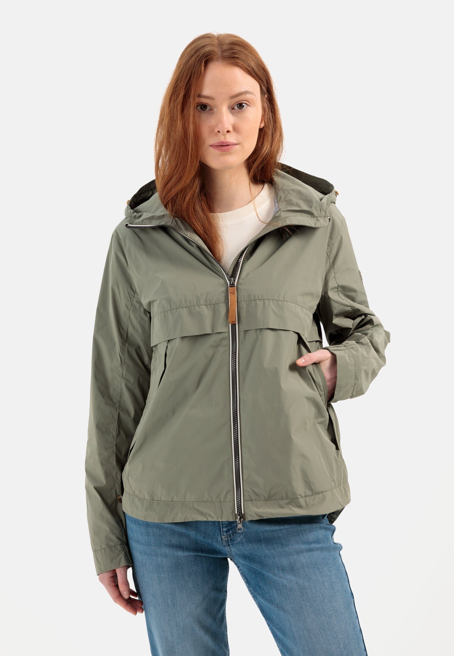 camel active Funktionsjacke aus recyceltem Polyester Markenlabel ...
