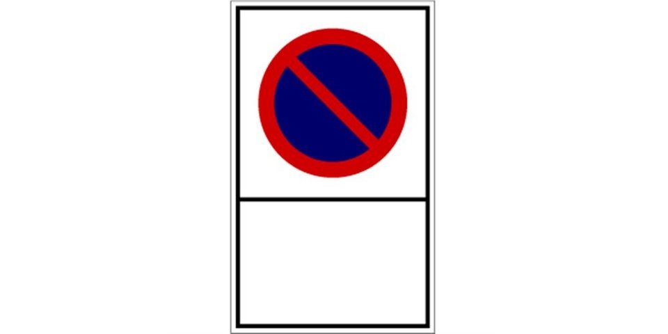 Dreifke Verkehrsschild Eingeschränktes Haltverbot zur ... Dreifke Verkehrsschild Eingeschränktes Haltverbot zur ...