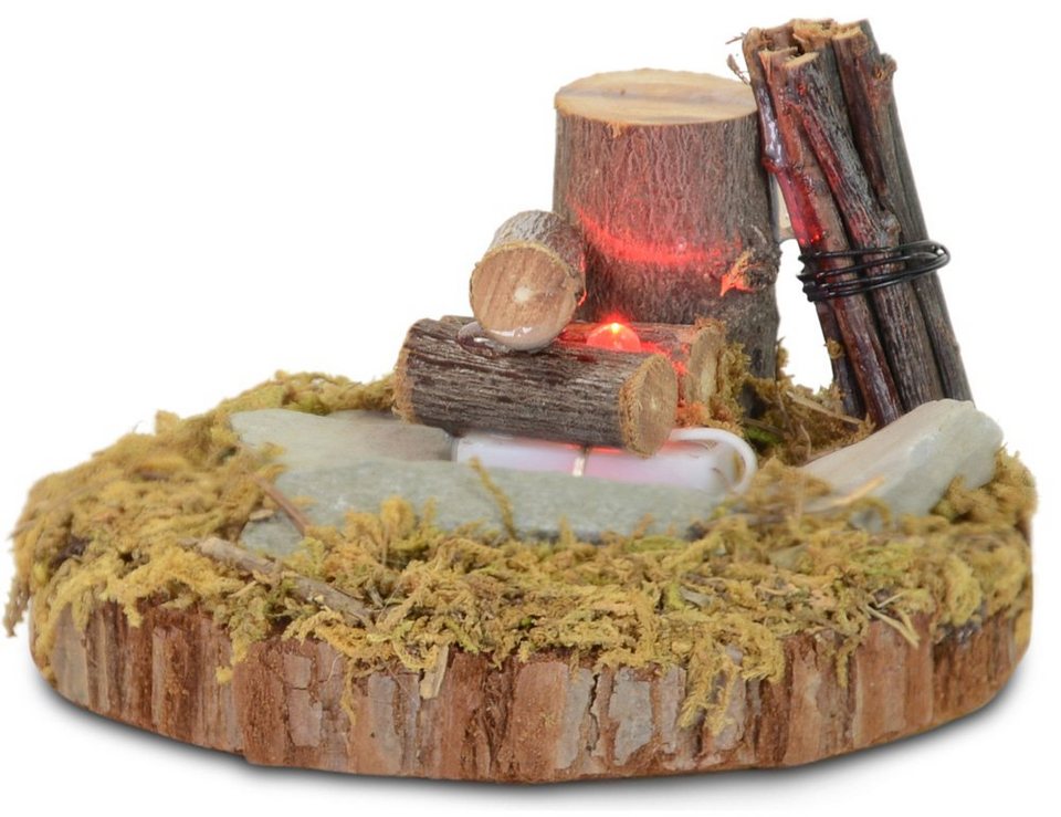 Riffelmacher And Weinberger Krippen Zubehör Lagerfeuer Mit Led Licht