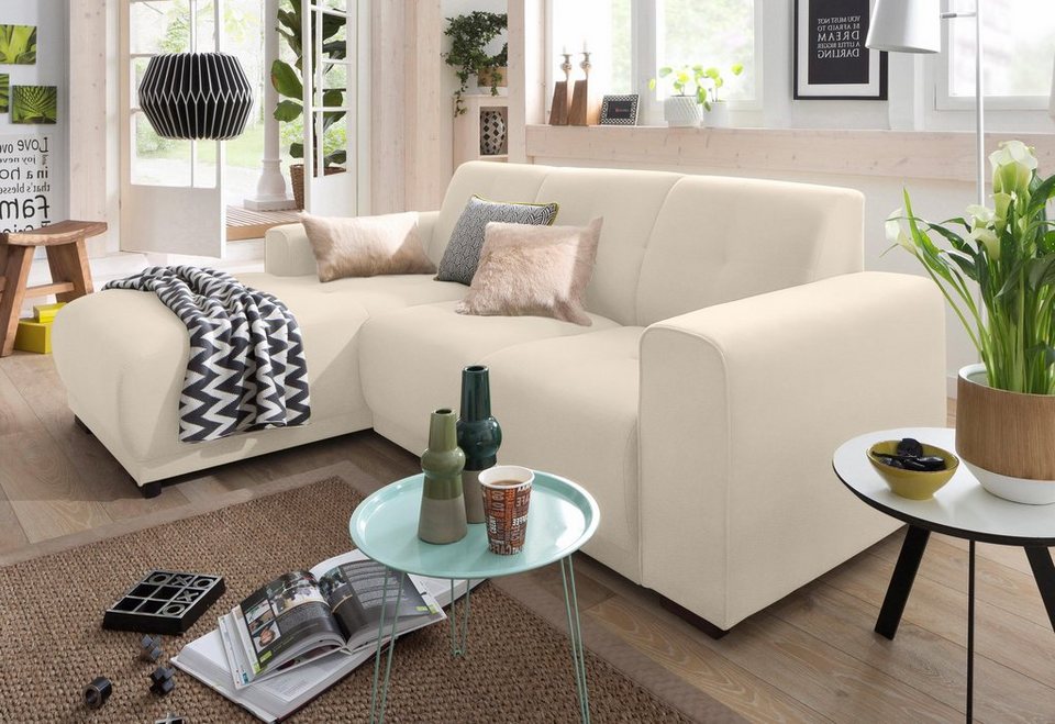Home Affaire Ecksofa Langeland L Form Incl 2 Zierkissen Recamiere