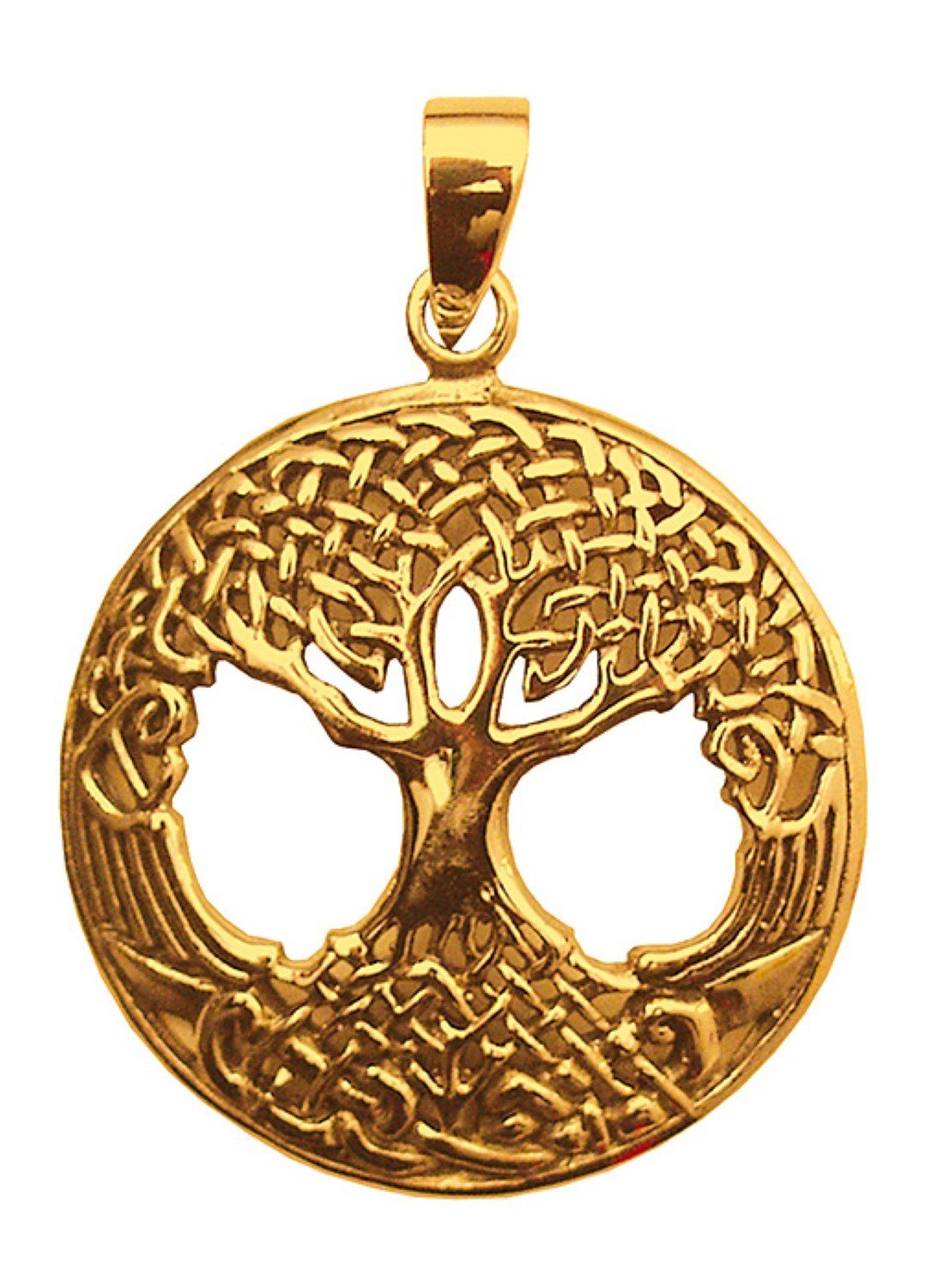 Saraswati Amulett Anhänger "Keltischer Lebensbaum" Messing