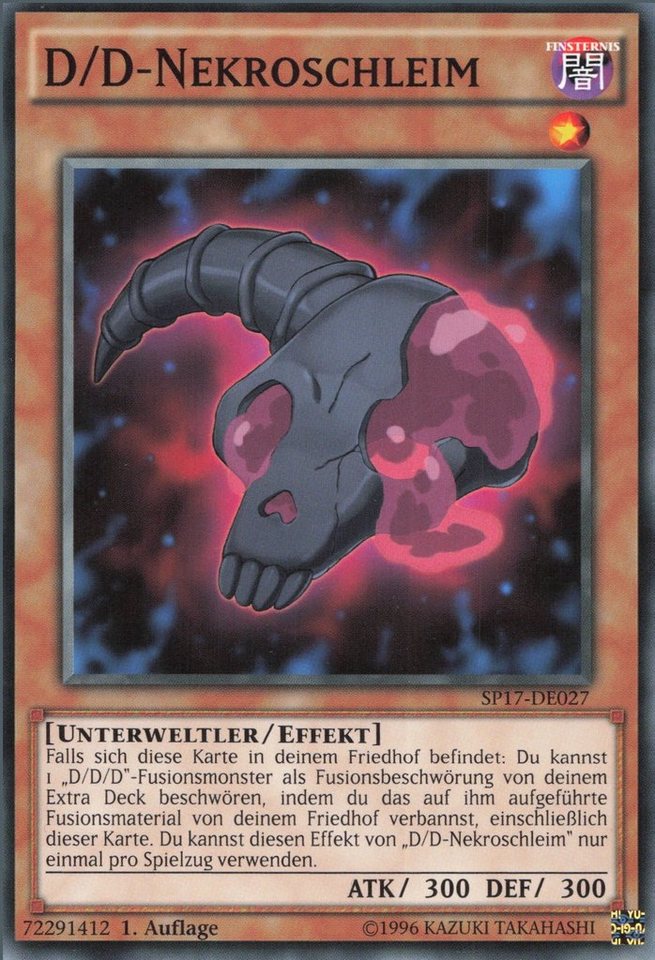 Recollectibles Sammelkarte Yugioh Karte D D Nekroschleim V 1 Deutsch