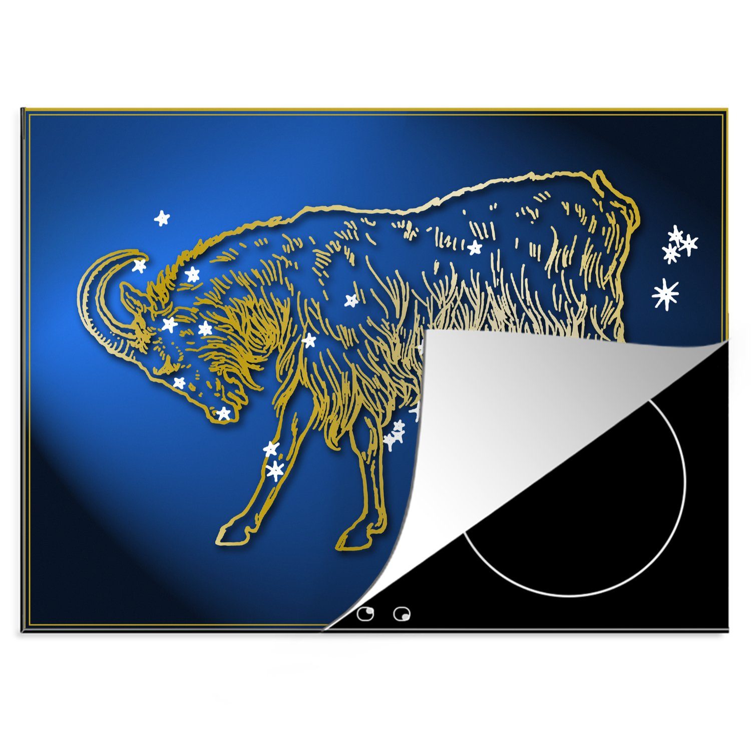 Muchowow Herdblende Abdeckplatte Sternbild Steinbock Sterne Vinyl