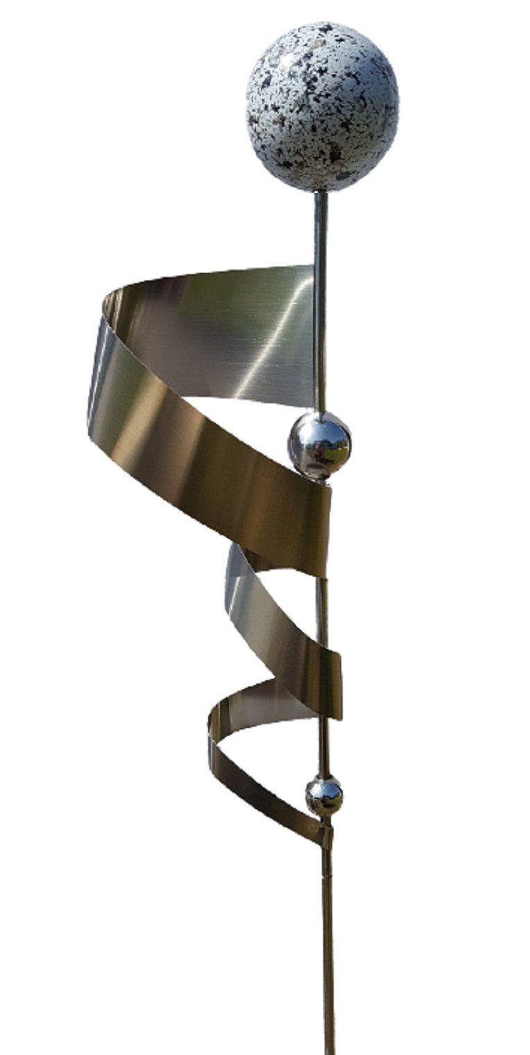 Jürgen Bocker Gartenambiente Gartenstecker Kari 120 Cm Edelstahl Weiß