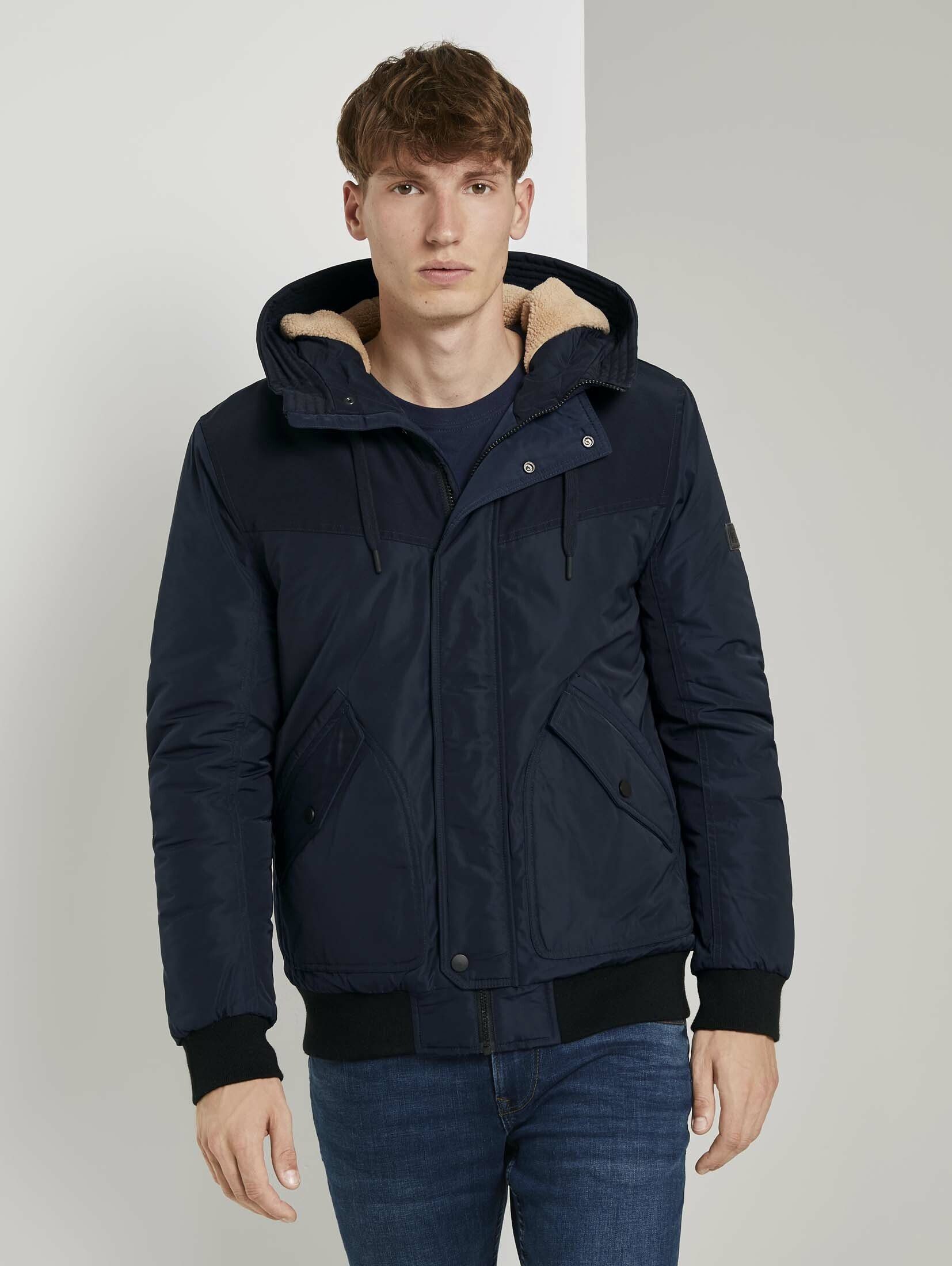 Tom Tailor Denim Fieldjacket Bomberjacke Mit Gefütterter Kapuze