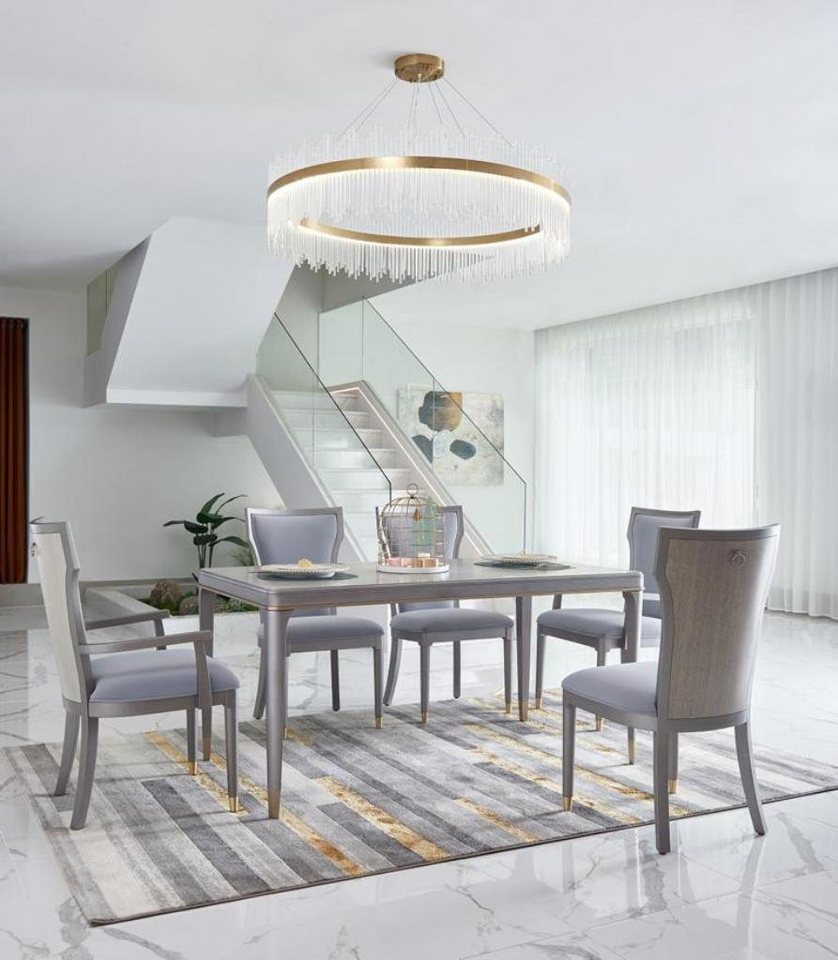 Jvmoebel Esszimmer Set Komplette Garnitur Tisch Mit 6 Stühlen Luxus