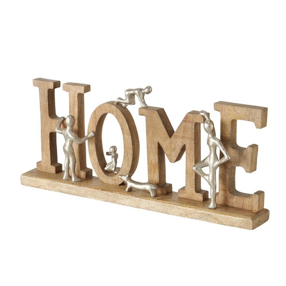 Boltze Deko Schriftzug Home Aus Mangoholz 58 X 8 X 26 Cm Artikelmaße