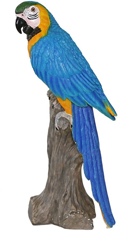Casa Collection By Jänig Tierfigur Papagei Auf Stamm Sitzend Höhe Ca