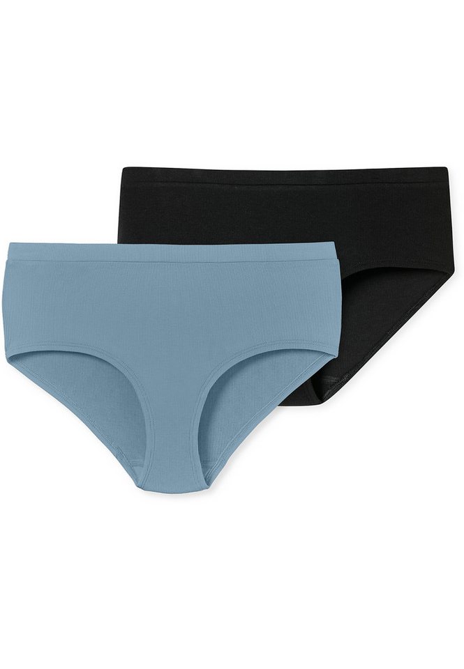 Schiesser Panty Feinripp Pure Rib 2 St Panty Unter Hose Unter