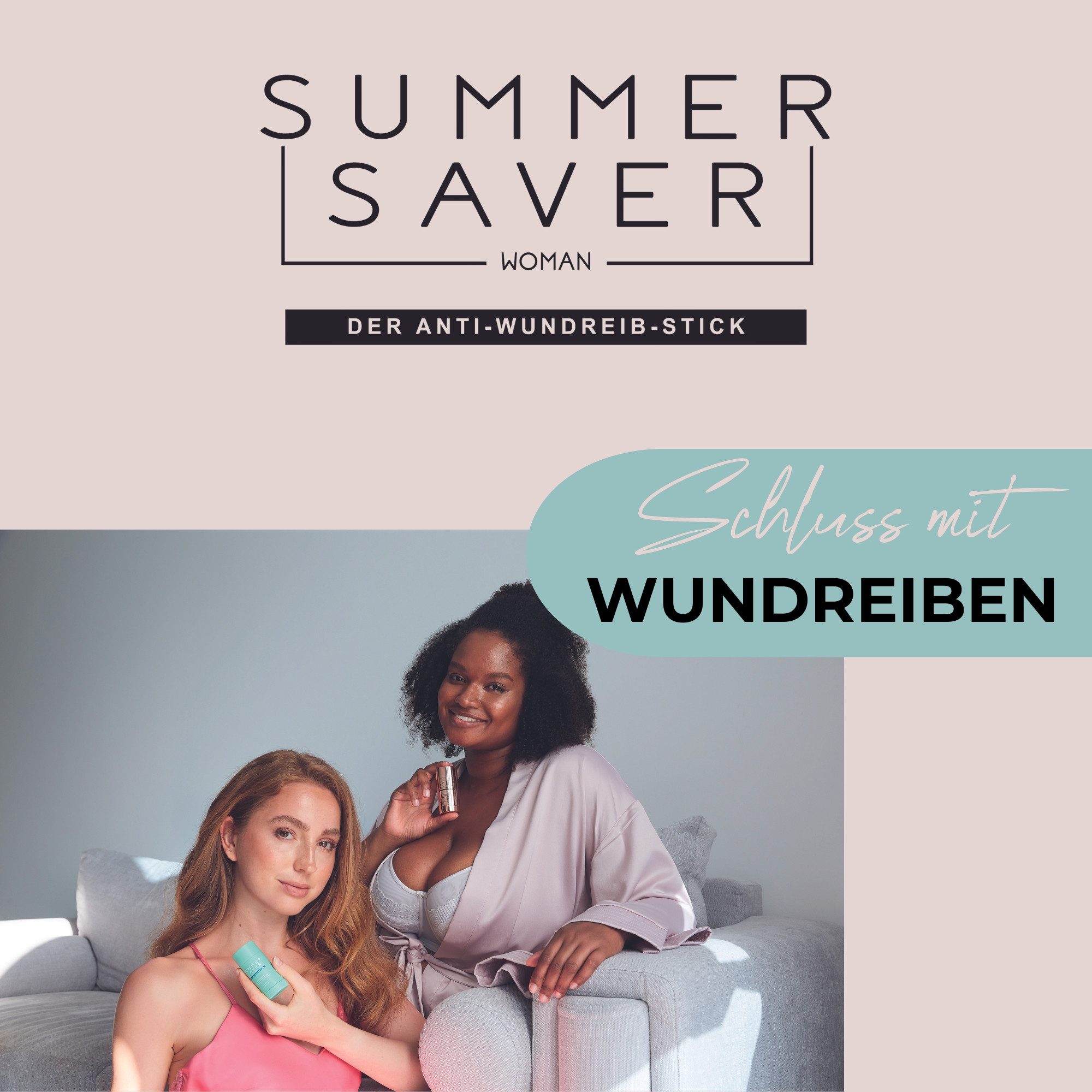 Summersaver Pflegestift SUMMERSAVER - Der Anti-Wundreib-Stick der Deine Haut schützt WOMAN ...