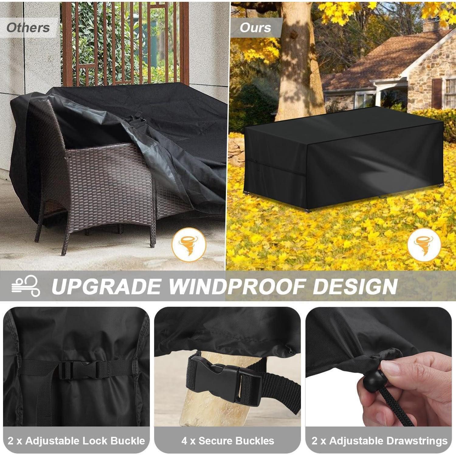 LuxusKollektion Gartenmöbel-Schutzhülle Gartenmöbel Abdeckung ...