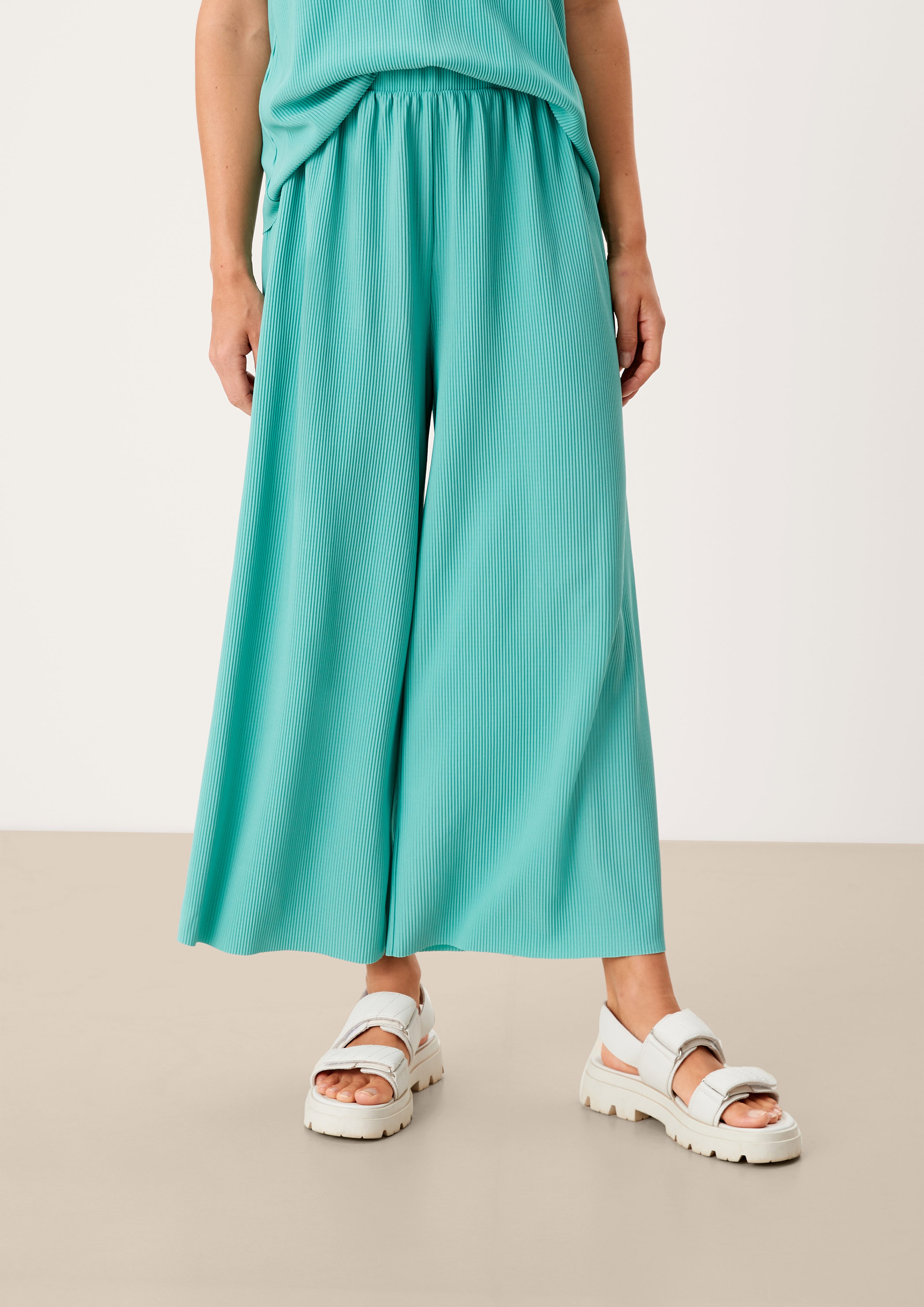 Culotte Mit Plisseefalten