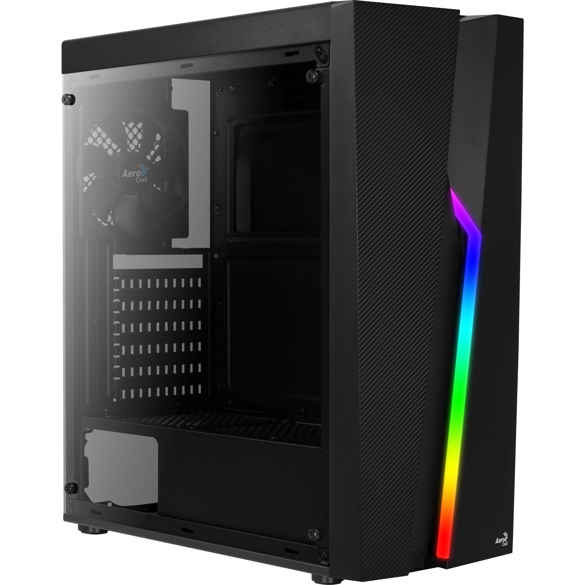 Aerocool PC-Gehäuse »Bolt«, Einbauschächte: 2x 3,5 Zoll intern, 2x 2,5 ...