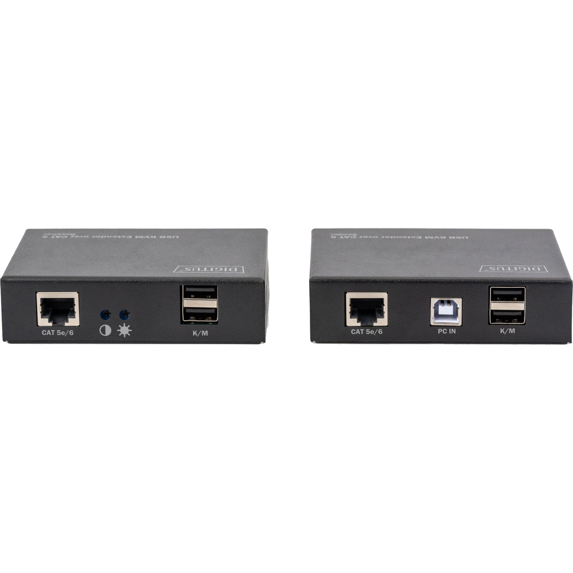Digitus Digitus KVM USB Extender Cat5, KVM-Switch, (USB, Netzwerk-Switch