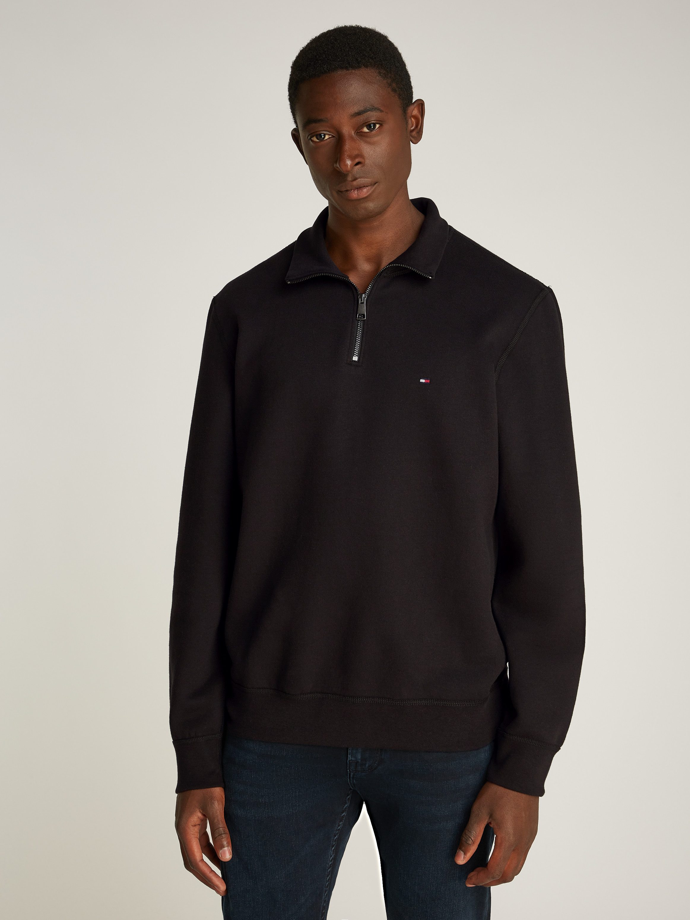 Tommy hilfiger black sweatshirt store