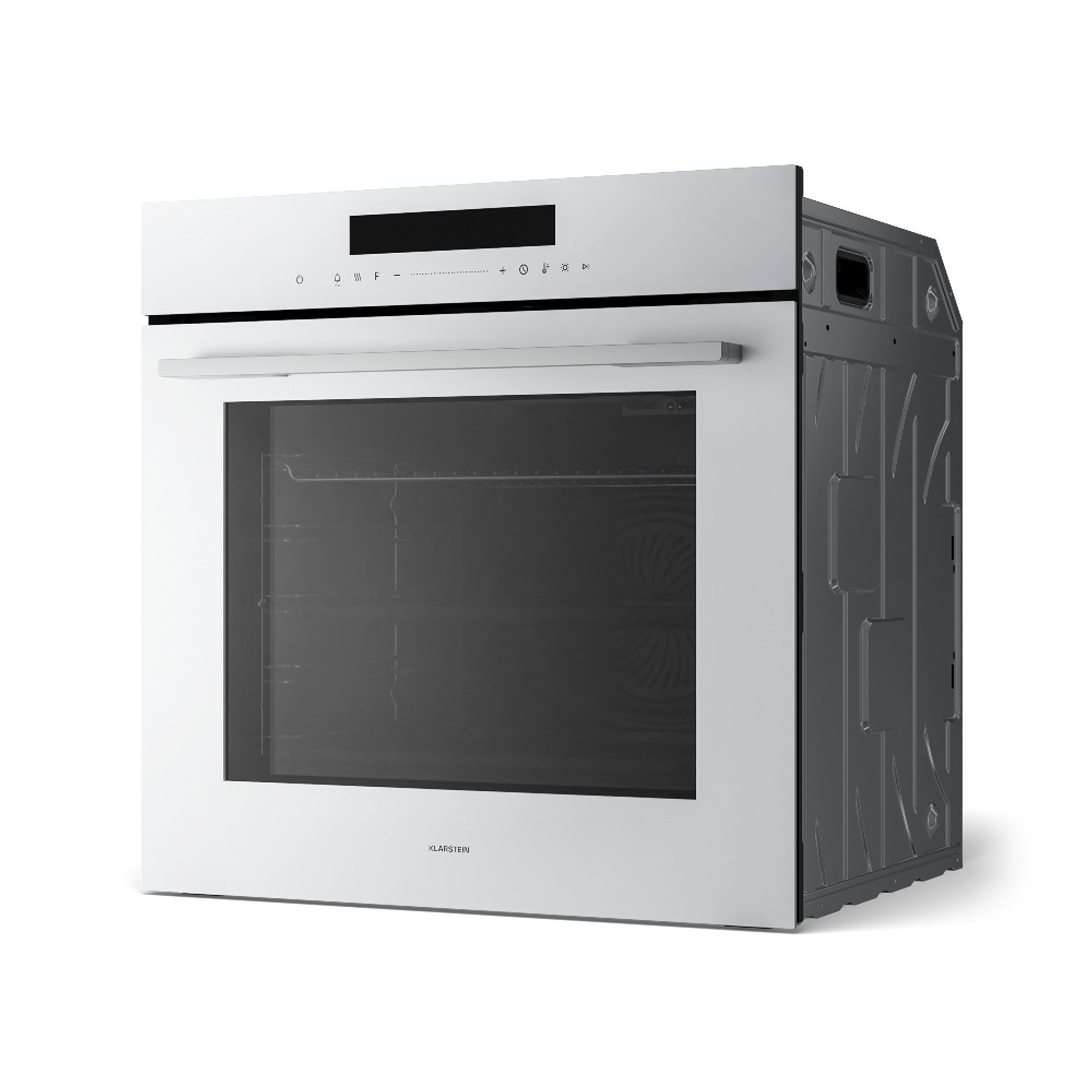 Klarstein Backofen 7ET13-CD White Velaire 60cm 74L Einbaubackofen Weiß ...