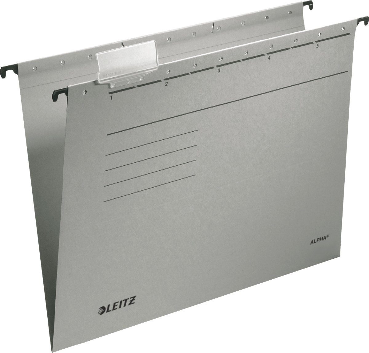 LEITZ Hefter Hängemappe Alpha A4 grau