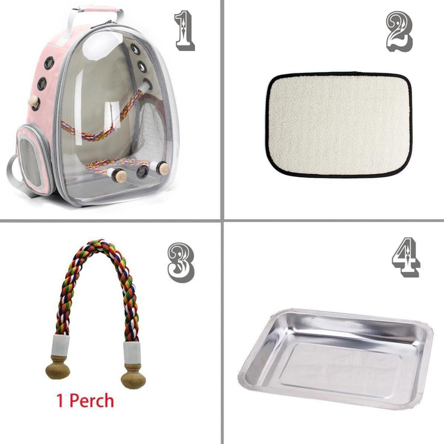 LuxusKollektion Tiertransporttasche Rucksack Bird Carrier Bubble ...