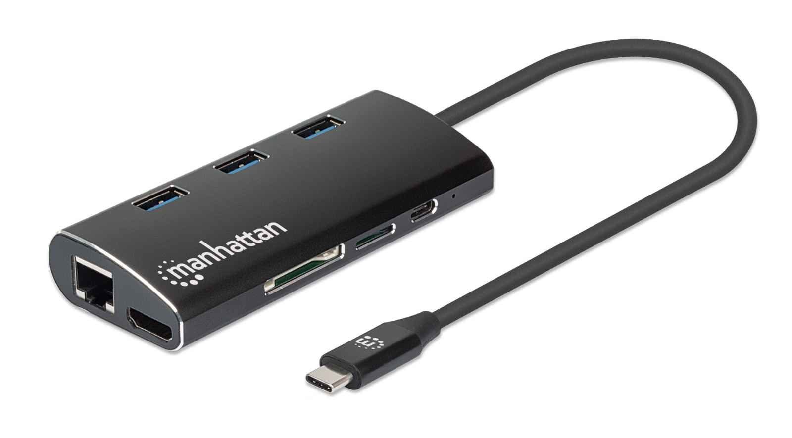 MANHATTAN Stiftmine MANHATTAN USB -C 3.2 Gen 1-Adapter,HDMI,USB,USB-C ...