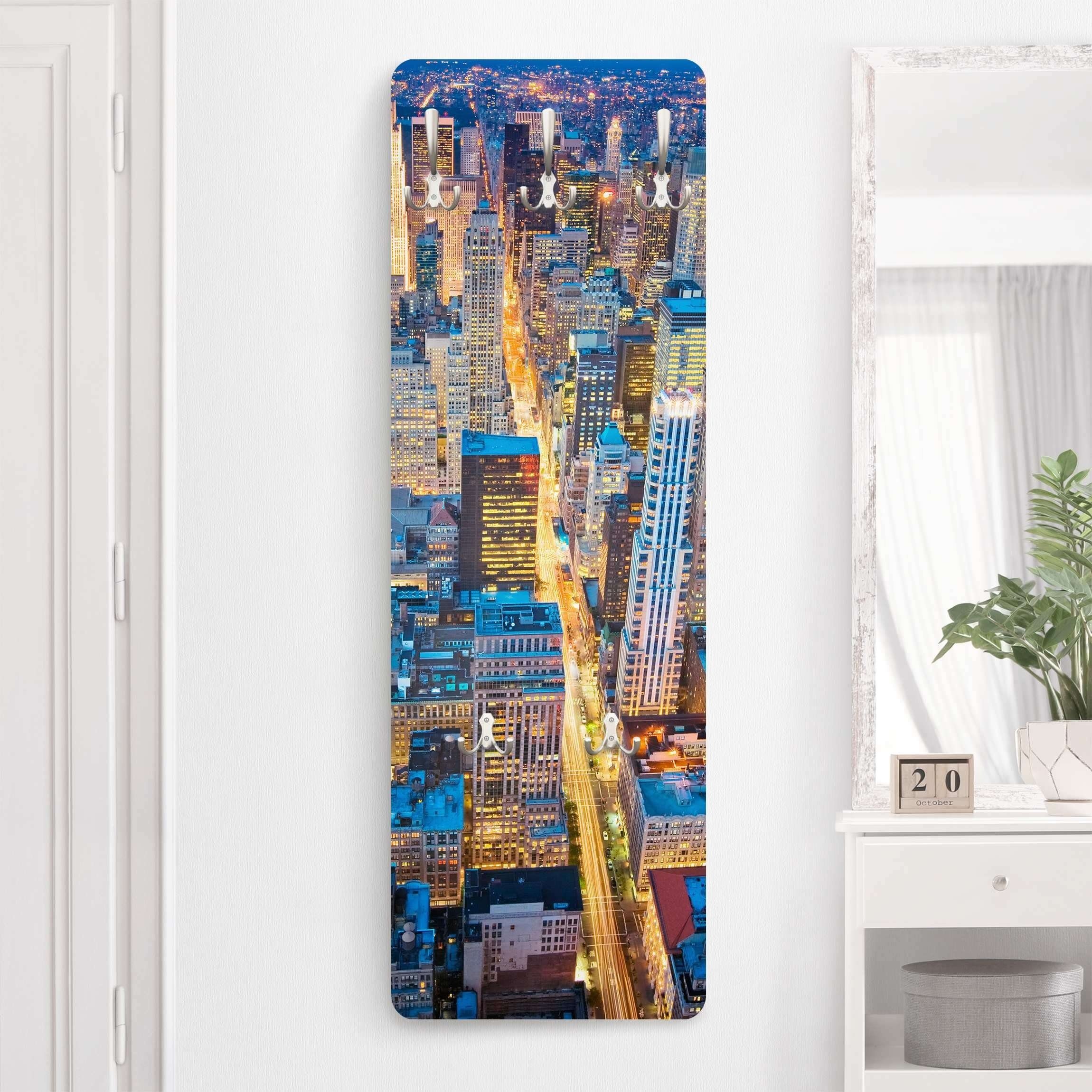 Bilderdepot24 Garderobenpaneel Design Städte Skyline Midtown Manhattan