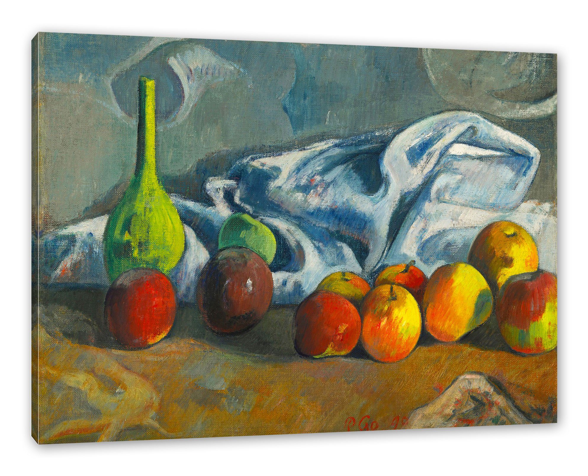 Pixxprint Leinwandbild Paul Gauguin Stillleben Mit Äpfeln Paul