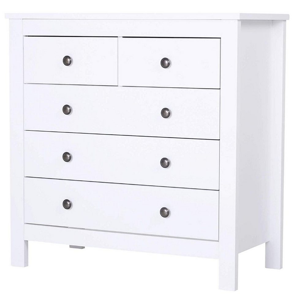 Homcom Kommode Kommode Mit 5 Schubladen Kaufen Otto