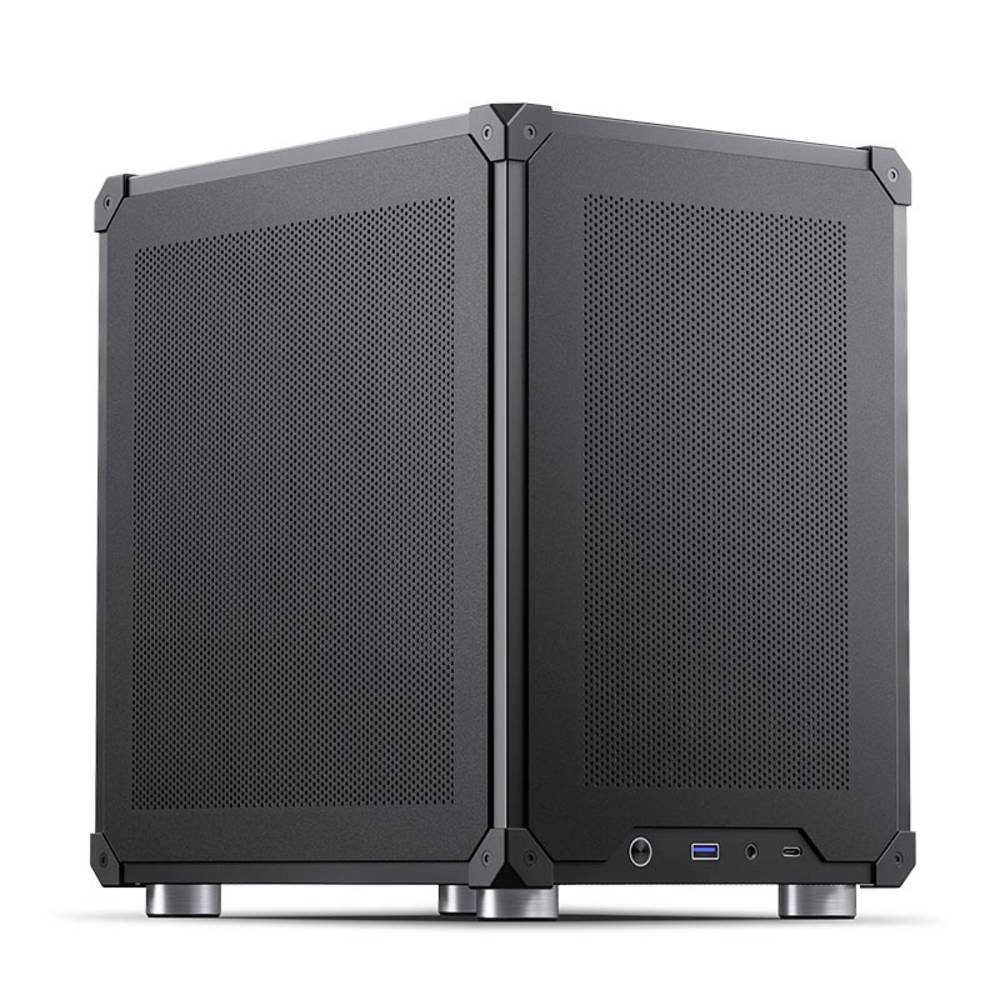 Jonsbo PC-Gehäuse C6 Micro-ATX Gehäuse C6 Black, PC Case
