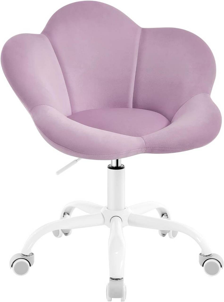 Woltu Schreibtischstuhl (1 St), ergonomisch, höhenverstellbar, Samt