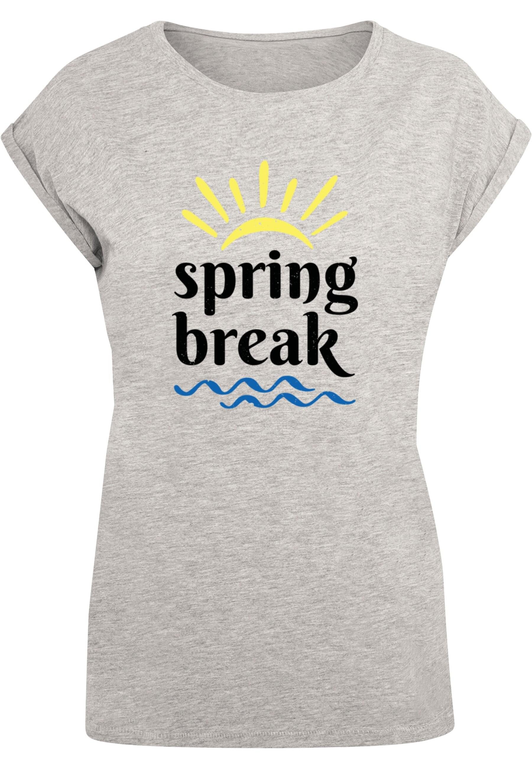 Merchcode T-Shirt Merchcode Damen Ladies Spring break - Extended ...