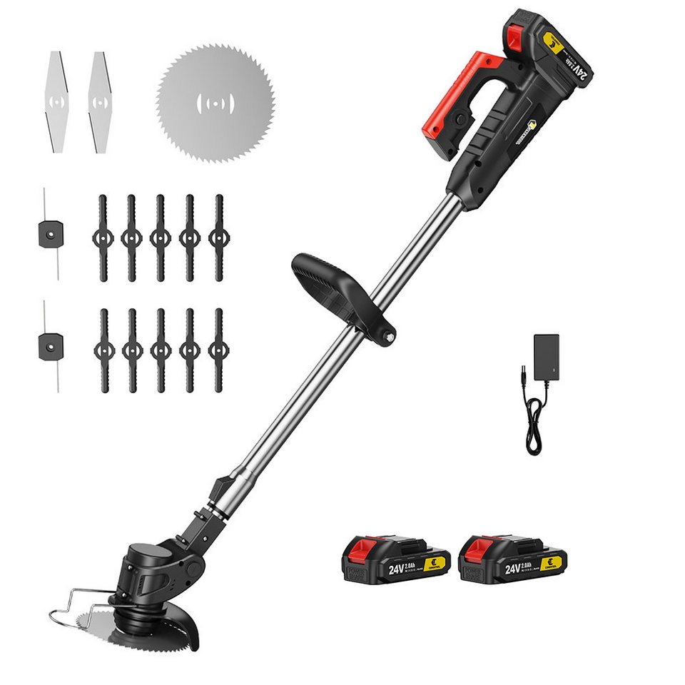 Conentool Akku Rasentrimmer Akku Trimmer 24v2ah 15 Cm Arbeitsbreite