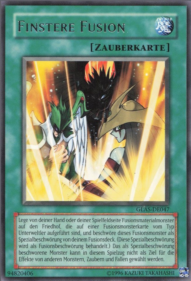Recollectibles Sammelkarte Yugioh Karte Finstere Fusion Deutsch Yu Gi