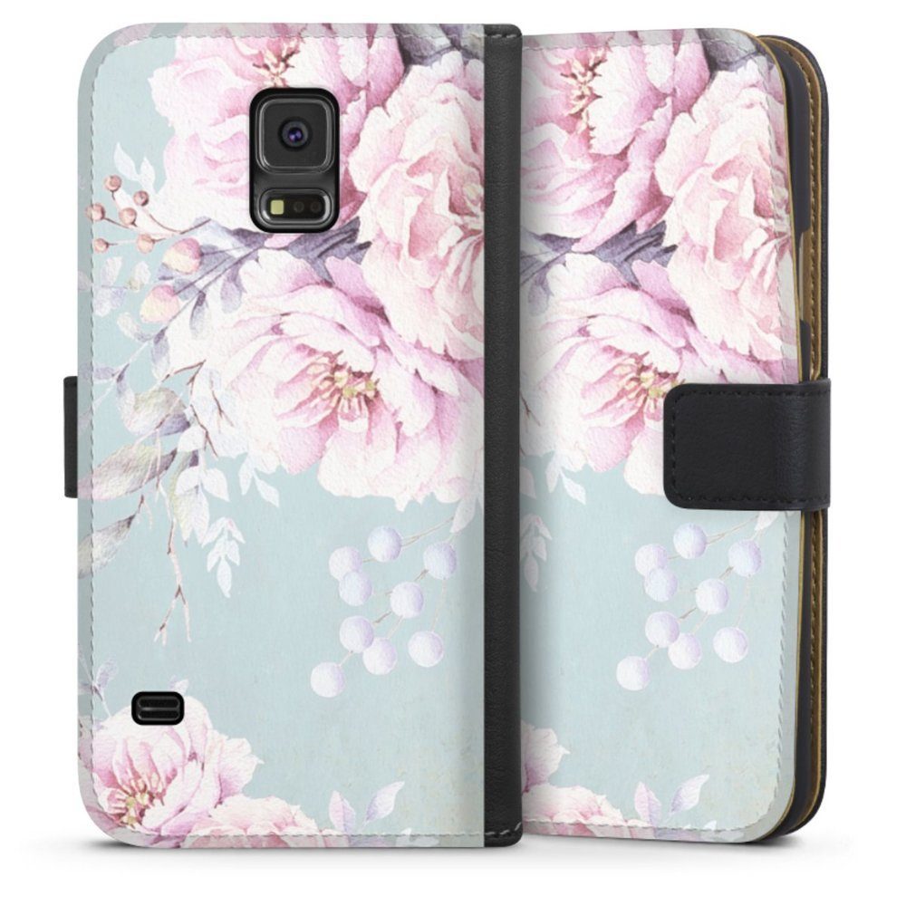 DeinDesign Handyhülle »Blume Pastell Wasserfarbe Watercolour Flower«, Samsung Galaxy S5 Hülle ...