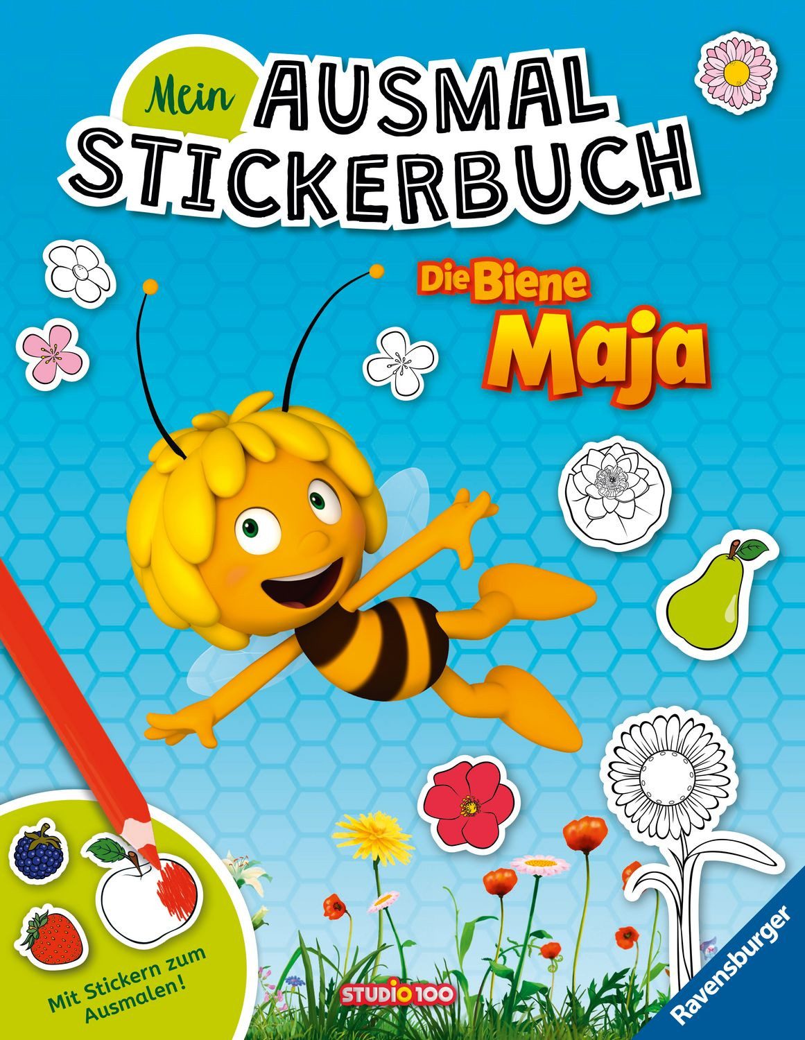 Die Biene Maja - Mein Sticker-Malbuch zum Film / diverse, X