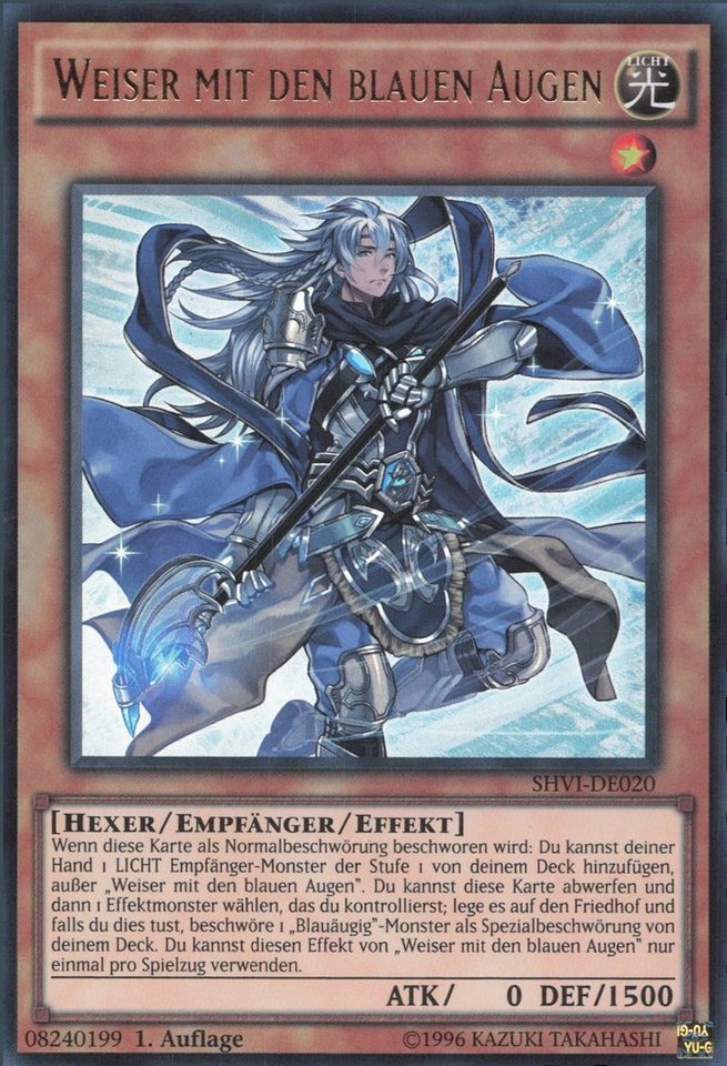 Recollectibles Sammelkarte Yugioh Karte Weiser Mit Den Blauen Augen Yu