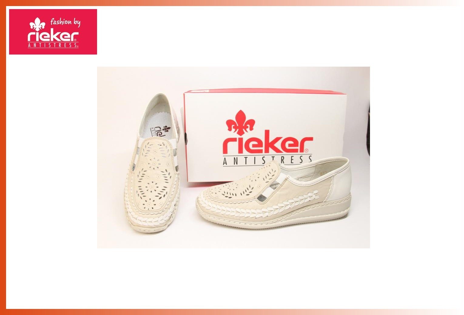 Rieker Rieker Da-Slipper beige 38 Ballerina