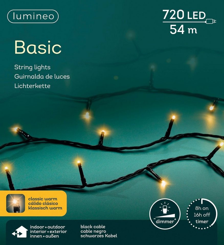 Lumineo Led Lichterkette Lumineo Lichterkette Basic 720 Led 54m