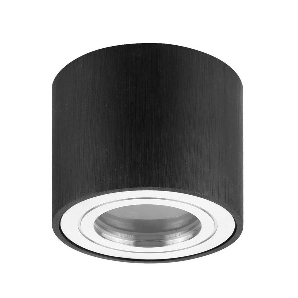 Sweet Led Aufbauleuchte Bad Ip44 Aluminium Schwarz Chrom Deckenspot