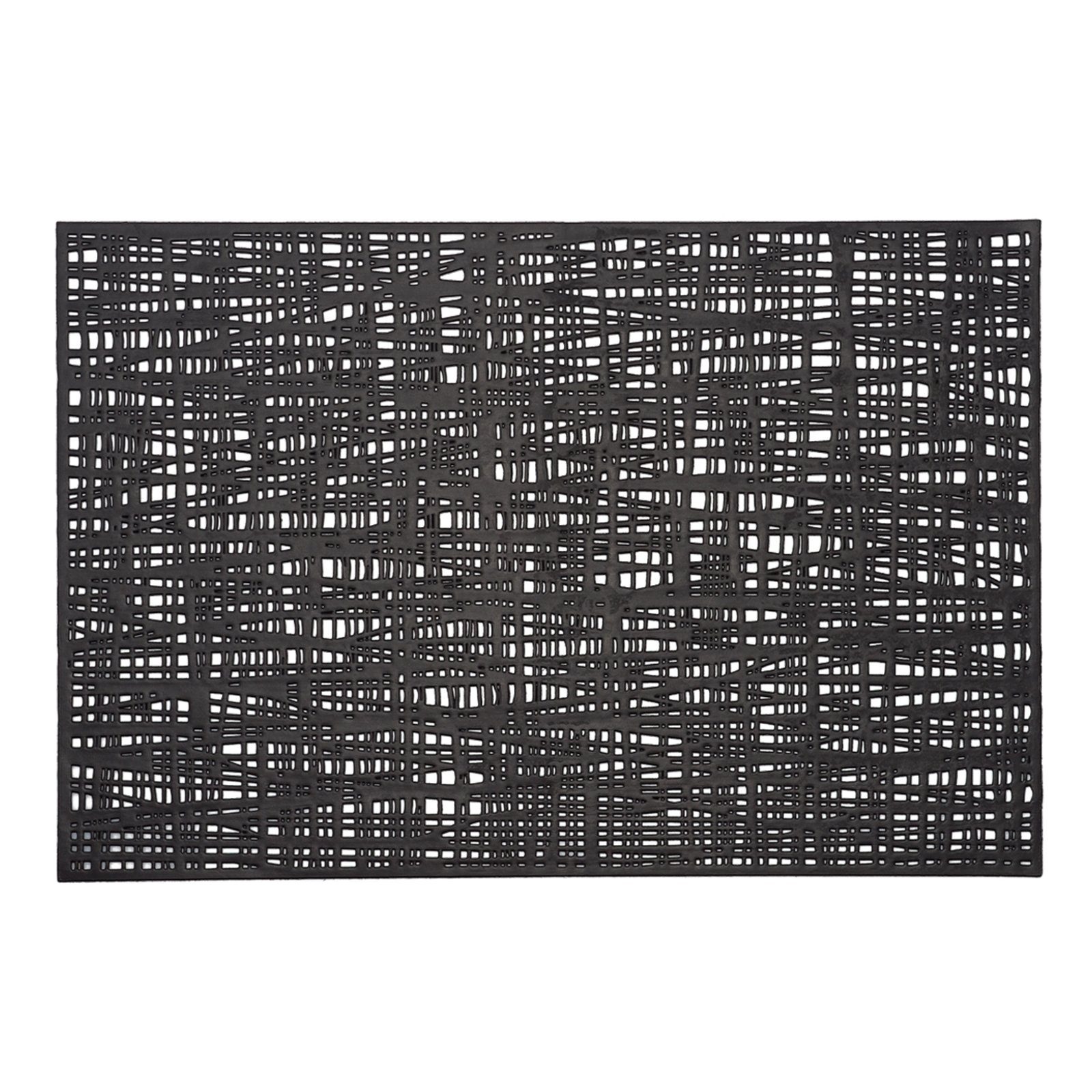 Zeller Present Platzset Platzmatte Rechteckig Scribble Schwarz Stück