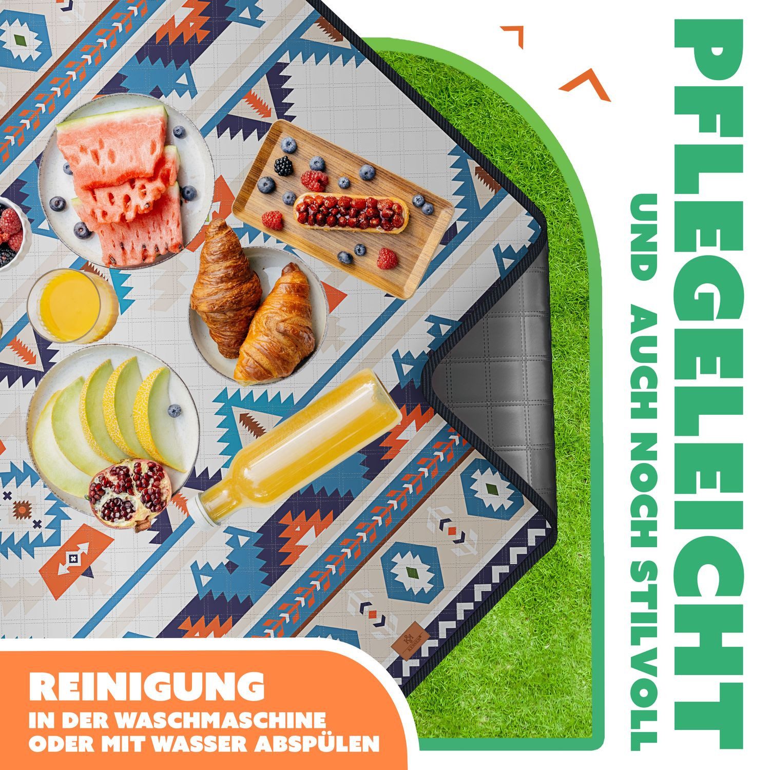 Picknickdecke, KESSER, Stranddecke Outdoor Decke XXL