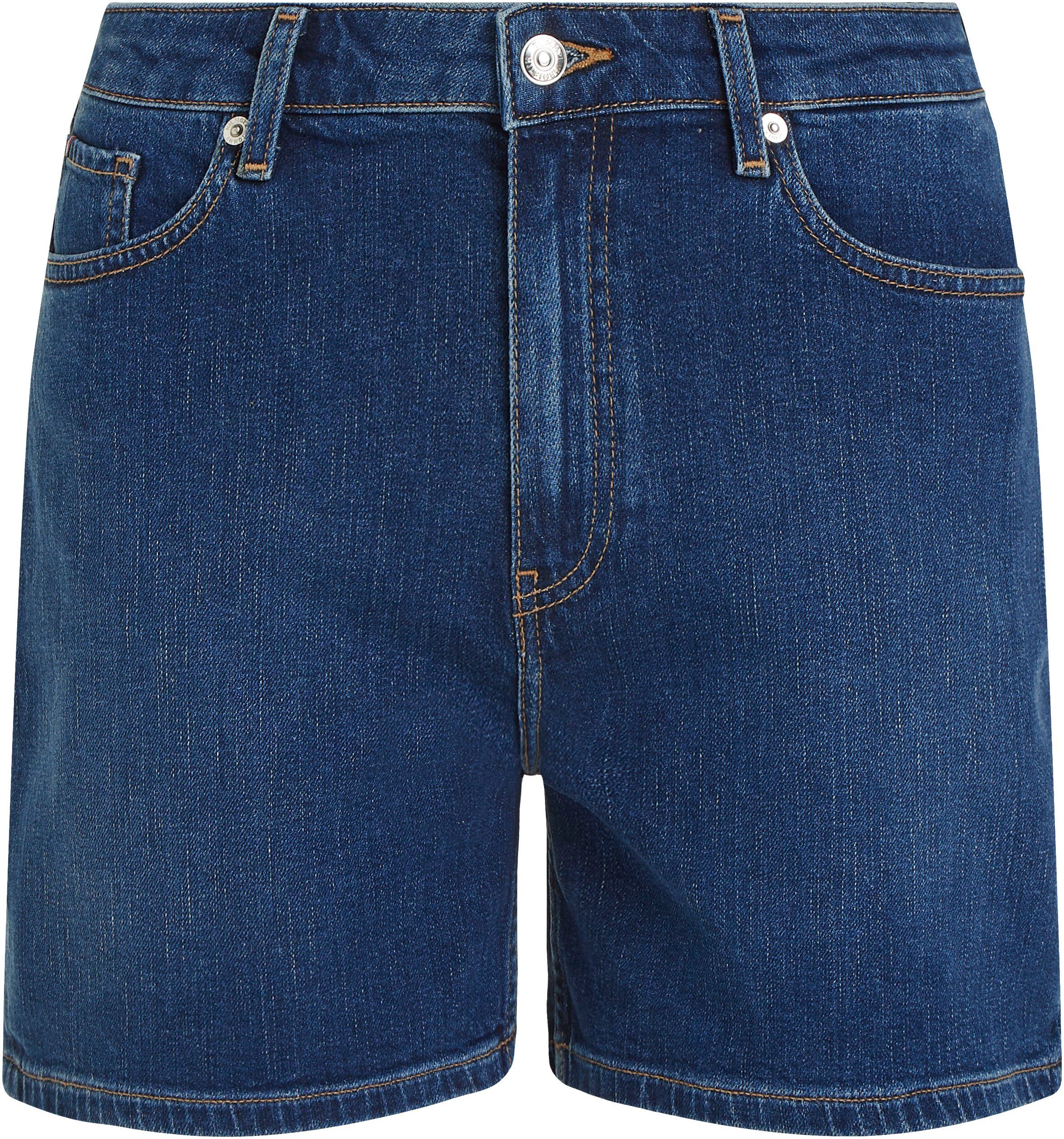 Tommy Hilfiger Shorts DNM STRAIGHT SHORT RW KAI in blauer Waschung